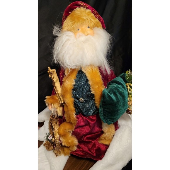 Unbranded | Holiday | Vintage Santa Claus Christmas Tree Topper Red 23 ...